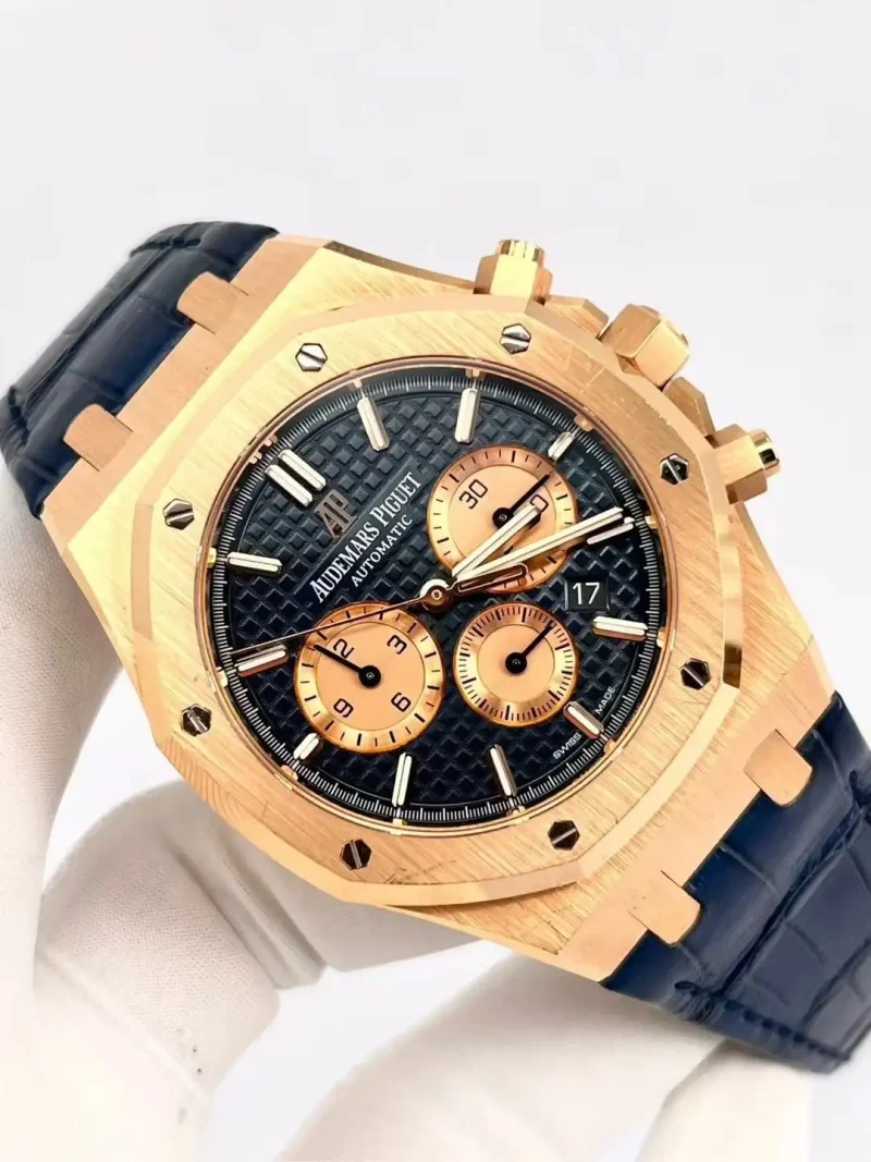 Replica Audemars Piguet Royal Oak Selfwinding Chronograph Blue 26331OR ...