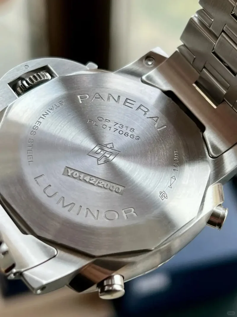 Replica Panerai Luminor Men Automatic Blue Rubber Watch PAM01110 Super ...